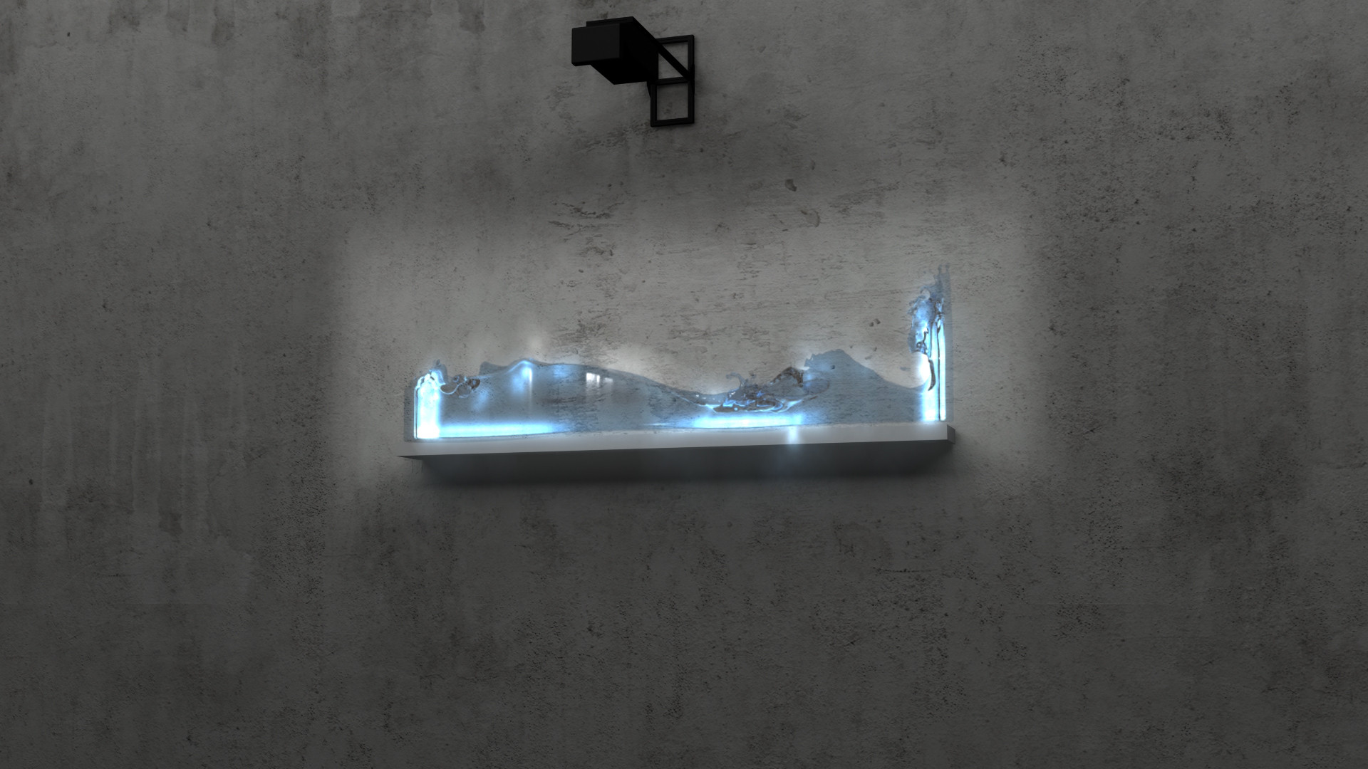 Einzigartiges mit Stil: Water 3D Lightobject bei UNIKATOO