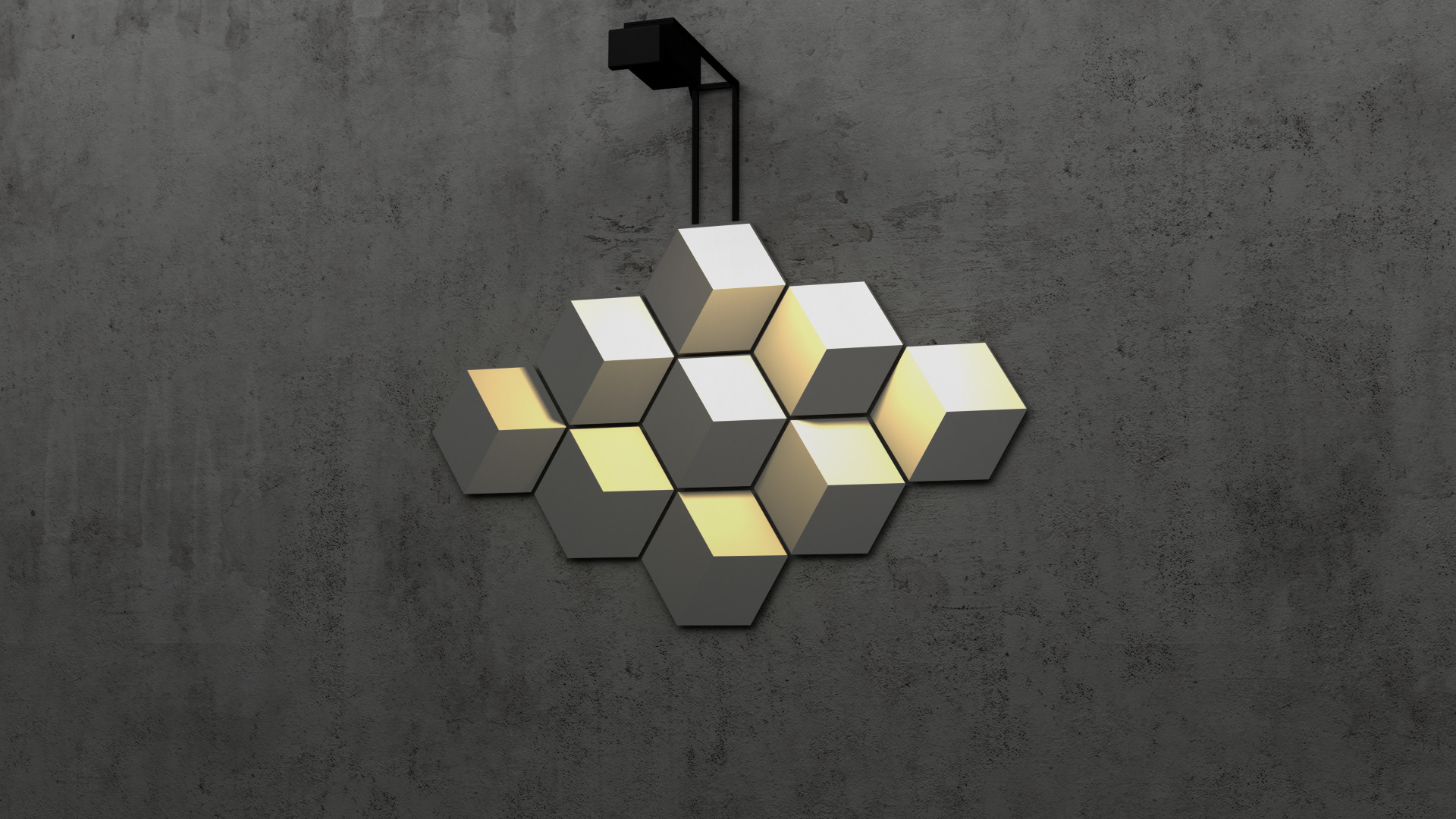 Einzigartiges mit Stil: Hexagon 3D Lightobject bei UNIKATOO
