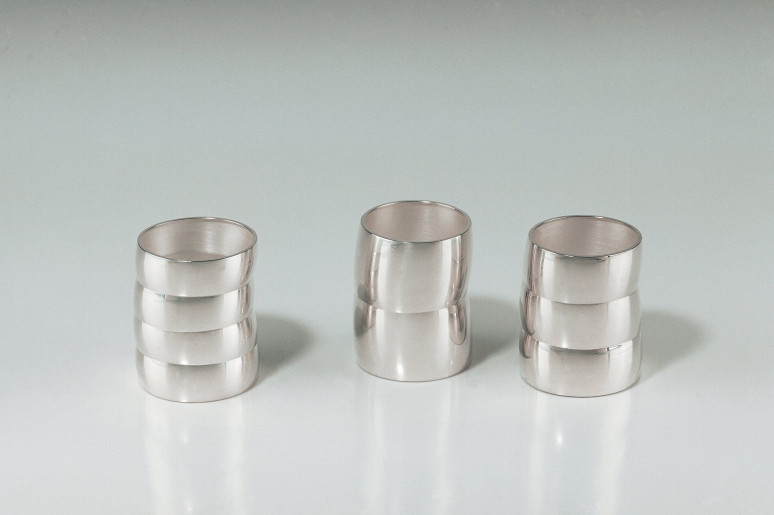 Einzigartiges mit Stil: 3 Becher - Silber bei UNIKATOO